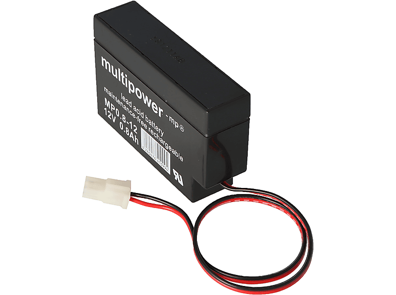 FIAMM Fiamm FG20086 Blei Akku mit Kabel und AMP Stecker Pb – Blei ...