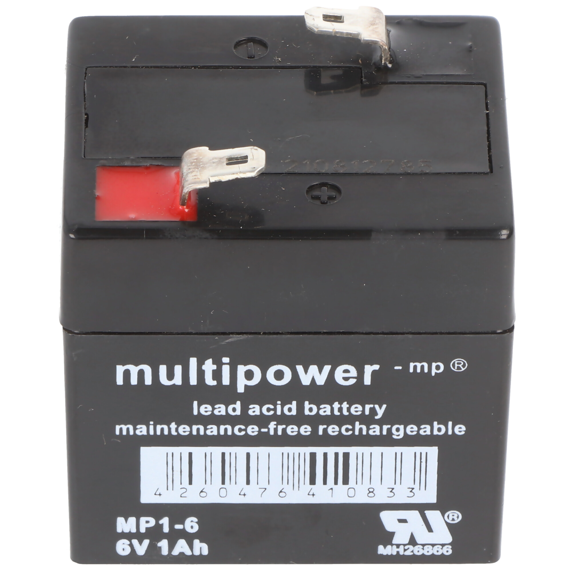 MULTIPOWER Multipower MP1-6 Akku PB Blei, 6 Volt 1000mAh, Ans Pb - Blei ...