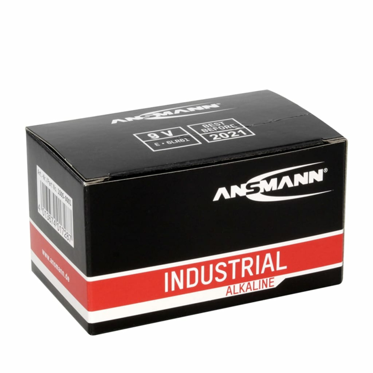 ANSMANN 413398 Alkaline Industriebatterie, 525 Milliampere-Stunden ...