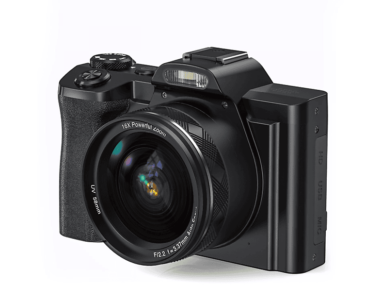 INF Digitalkamera 5K/48MP/16X Zoom/6-Achsen-Anti-Shake Digitalkamera ...