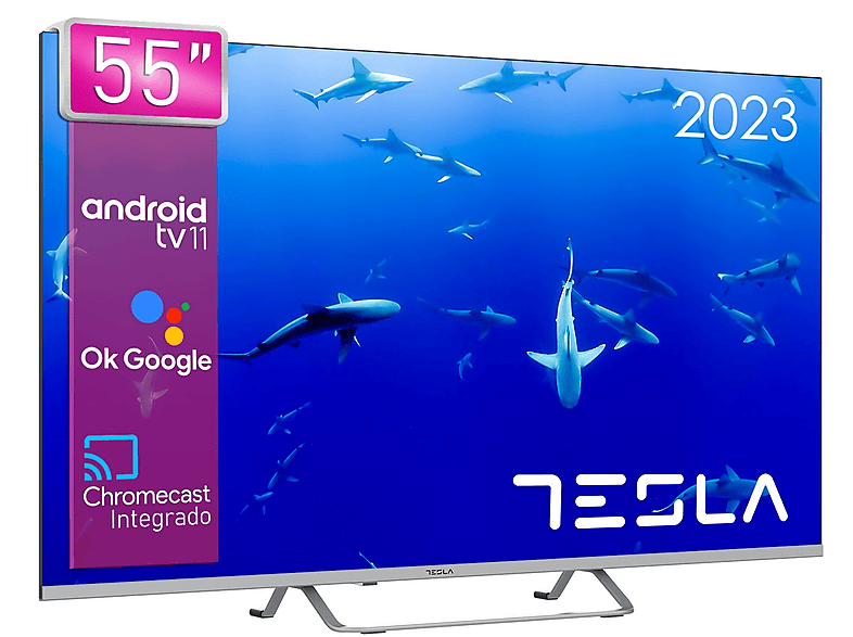 TV LED 55" | TESLA Tesla Smart TV 55 Pulgadas 55E635SUS, Full-HD+, ARM ...