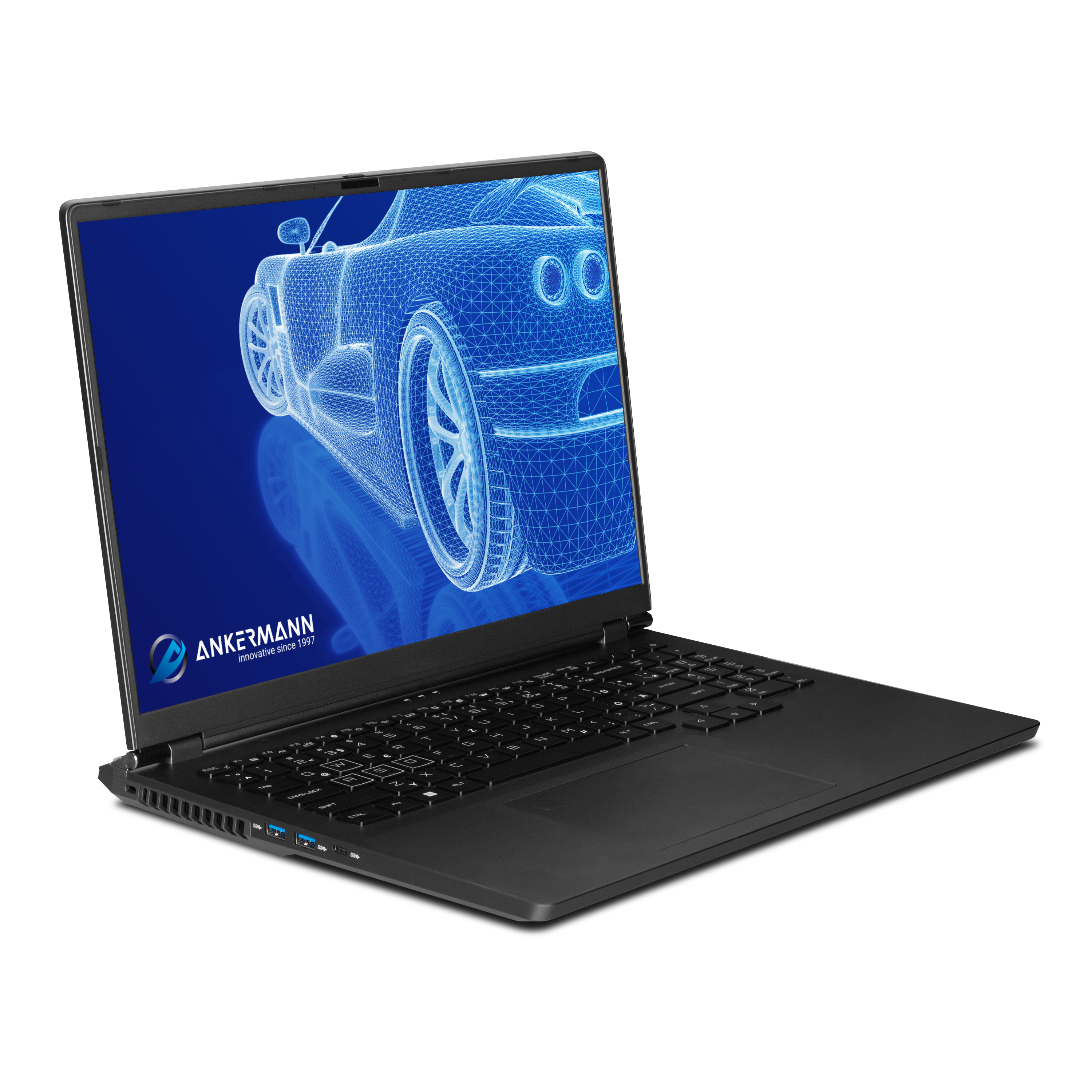 ANKERMANN-PC AnkerFire V2, Gaming Laptop mit 16 Zoll Display, Intel ...