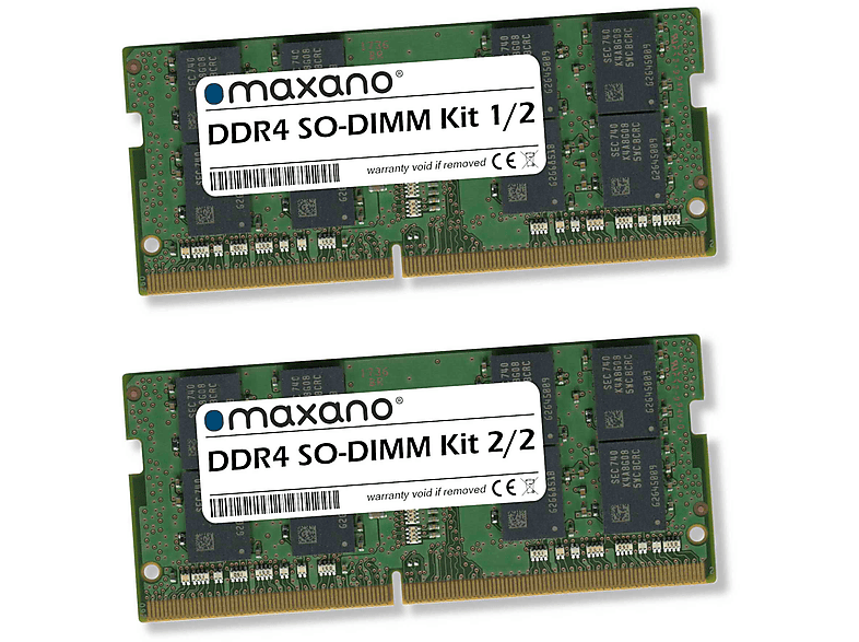 MAXANO 64GB Kit 2x 32GB RAM für Dell OptiPlex 5490 AIO (PC4-25600 SO ...