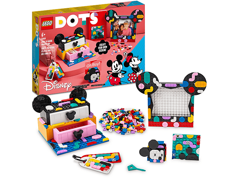 LEGO Dots 41964 Mickey Mouse & Minnie Mouse: Terug naar school Ensemble ...