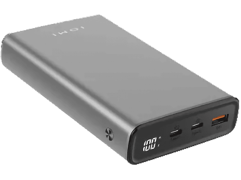 IOMI IO-PB130W-GR Powerbank 20000 mAh Grau | MediaMarkt