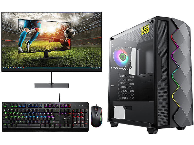OMIXIMO Diamond COC BK i3002S, Gaming PC, 16 GB RAM, 500 GB SSD ...