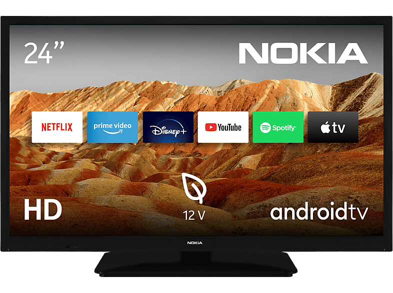 NOKIA HN24GV310C 12Volt LED TV (Flat, 24 Zoll / 61 cm, HD, SMART TV ...