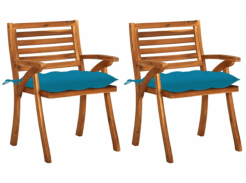 VIDAXL 3060837 Gartenstuhl, Blau | SATURN