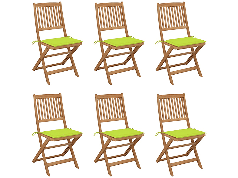 VIDAXL 3075005 Gartenstuhl, Hellgrün | MediaMarkt