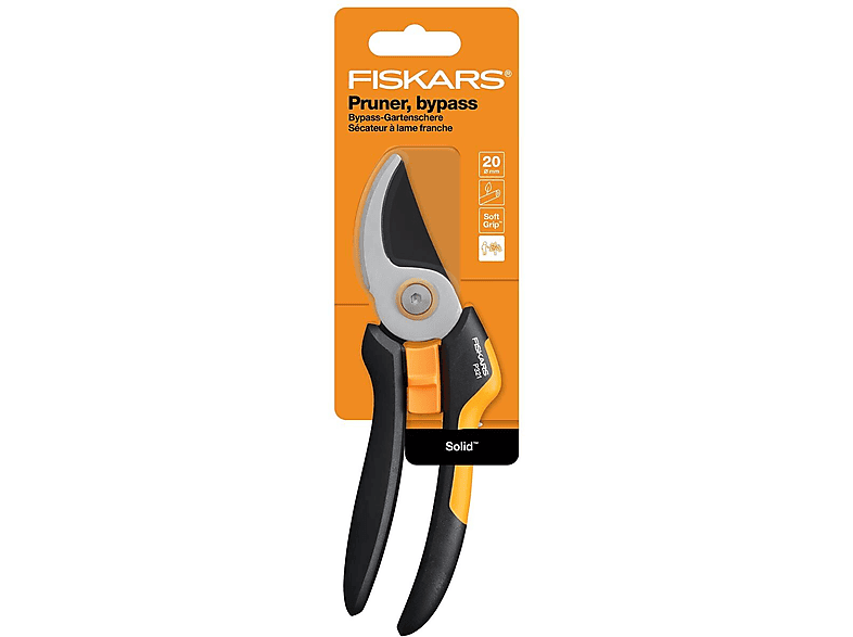 FISKARS P321 Bypass-Gartenschere, Schwarz | MediaMarkt