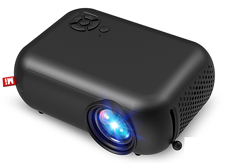 SYNTEK Home Miniatur portable Outdoor-Projektor, Unterstützung 1080p ...