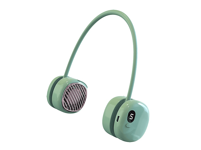 SYNTEK Fan grün blattlosen Hals Fan usb wiederaufladbare Mini kleine ...