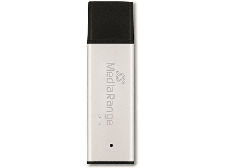 MEDIARANGE USB-Stick MR1900, USB 3.0, 32 GB USB-Stick (schwarz/silber ...