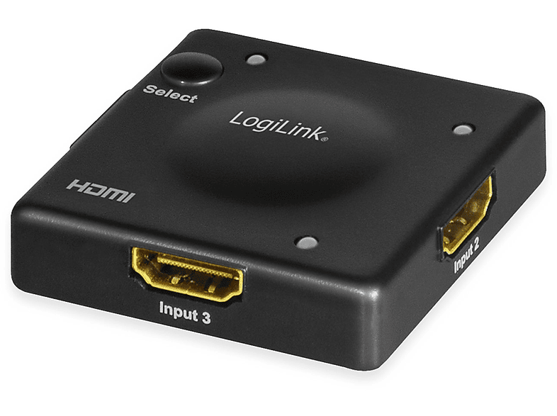 LOGILINK HDMI-Switch HD0041, 3x1-Port, 1080p/60 Hz, Mini 11,0 cm HDMI ...