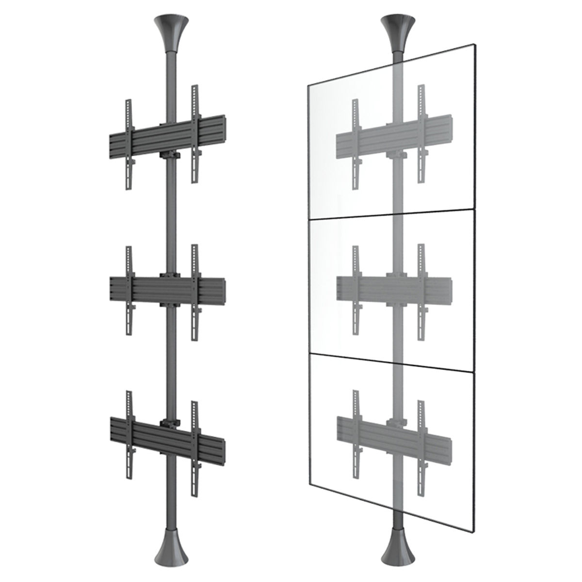 SUPPORTO TV KIMEX 032-1003K2 da 32 " a 75 ", portata max 90 kg, VESA ...