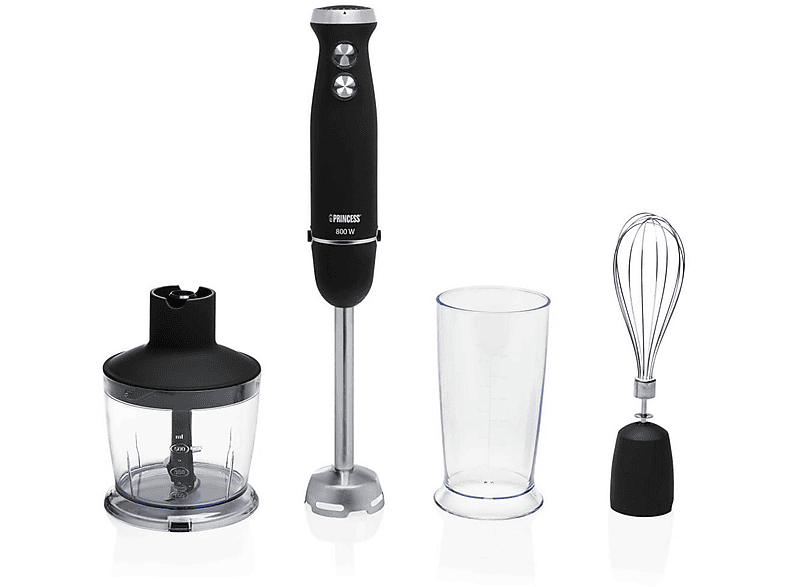 PRINCESS 426559 Stabmixer Schwarz-Silber (800 Watt, 0.8 l) | MediaMarkt