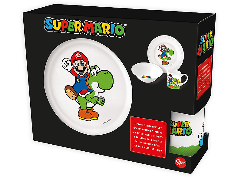 Nintendo Super Mario Frühstücksset (Schale, Tasse, Teller) | MediaMarkt