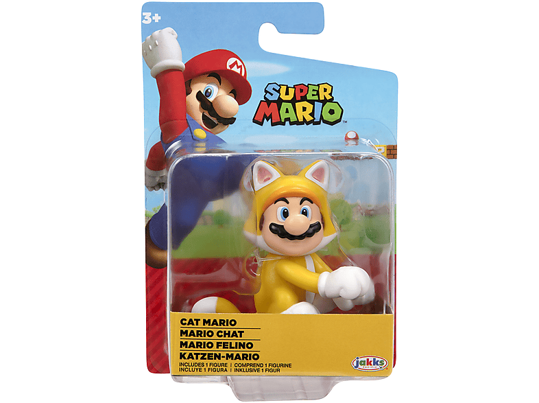 SUPER MARIO Nintendo Super Mario Figur Cat Mario, 6,5 cm Spielware | SATURN