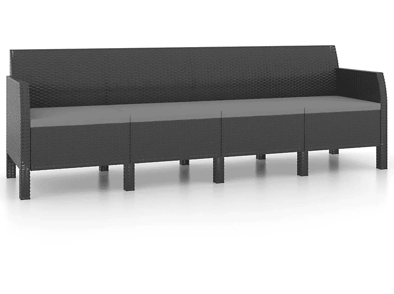 VIDAXL 3079669 Gartentisch- und Stuhlset, Grau | SATURN