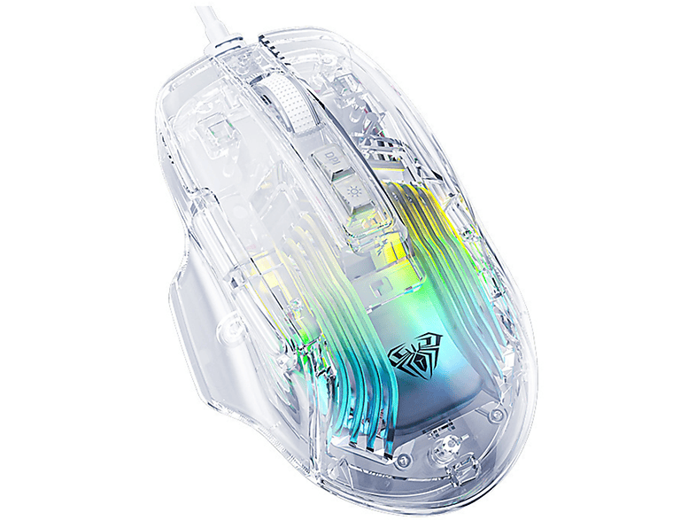 BYTELIKE Transparente Maus Verdrahtet USB Home Gaming RGB Gaming Maus ...