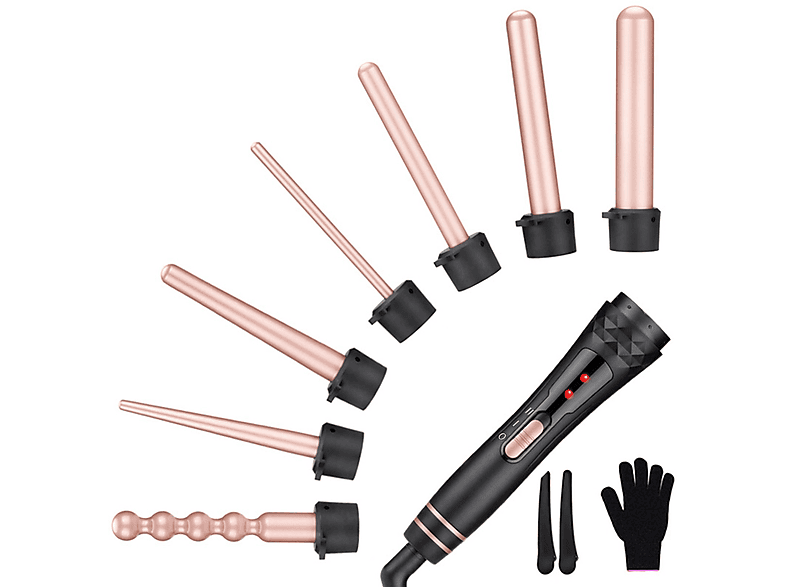 VIELLAN 7 in 1 Lockenstyler Lockenstäbe | MediaMarkt