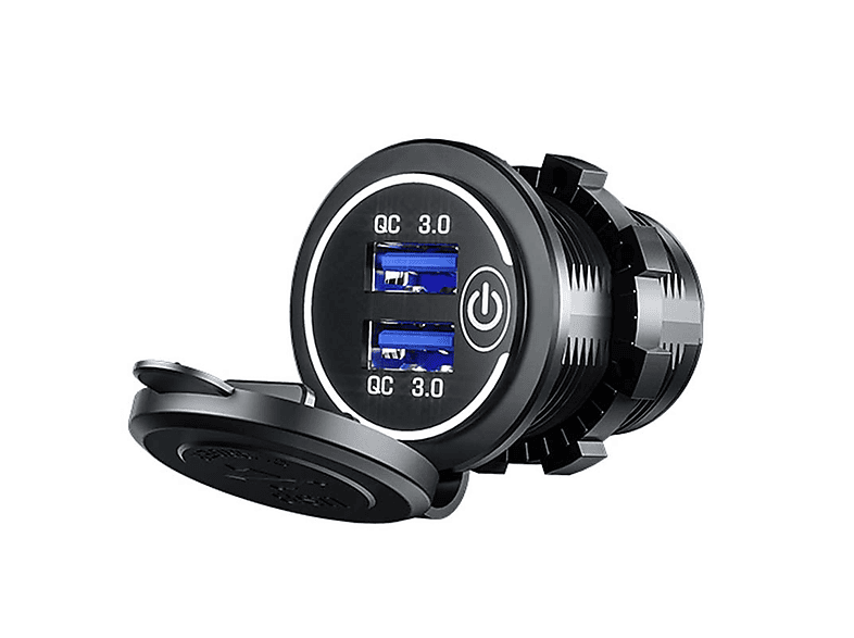 SYNTEK Schnellladeanschluss weiß Auto Universal USB-Anschluss ...