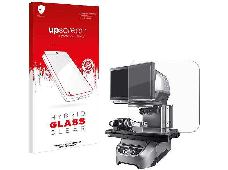 UPSCREEN klare Panzer Glas Schutzfolie(für Keyence IM-7020 Glasplatte ...