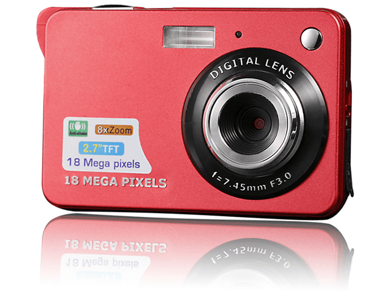 Cámara digital | SYNTEK Red Digital Camera 18 Megapixel Photo Video All ...