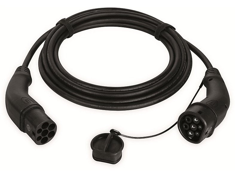 HARTING E-Auto-Ladekabel EVC0109, Typ 2, 1-phasig, 32 A, 7,4 kW, 5 m ...