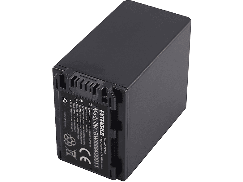 EXTENSILO kompatibel mit Sony HDR-PJ530E, HDR-PJ50E, HDR-PJ50V, HDR-PJ50, HDR-PJ50VE, HDR-PJ580 ...