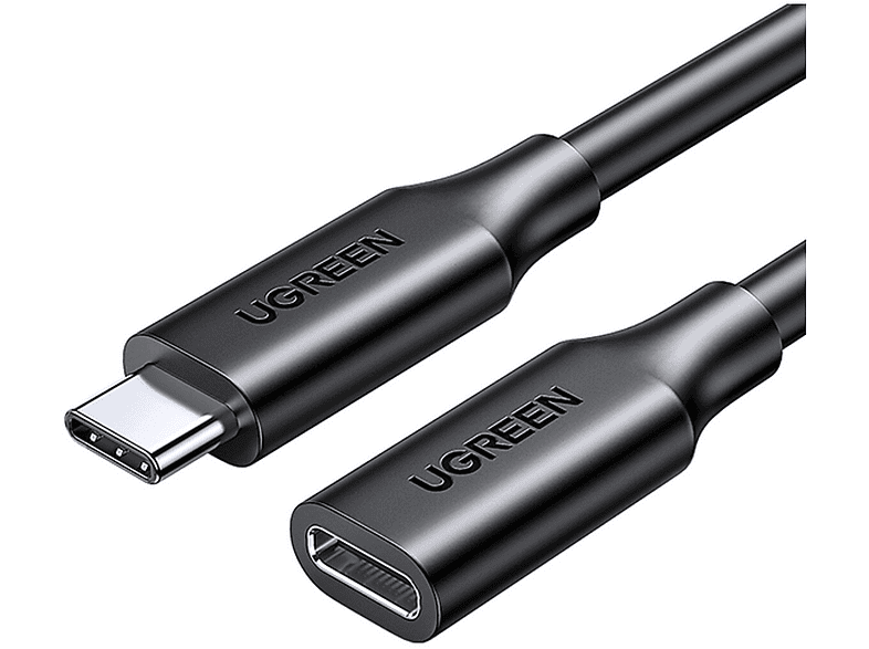 UGREEN USB C (männlich) | USB C (weiblich) 1m Kabelverlängerungsadapter ...