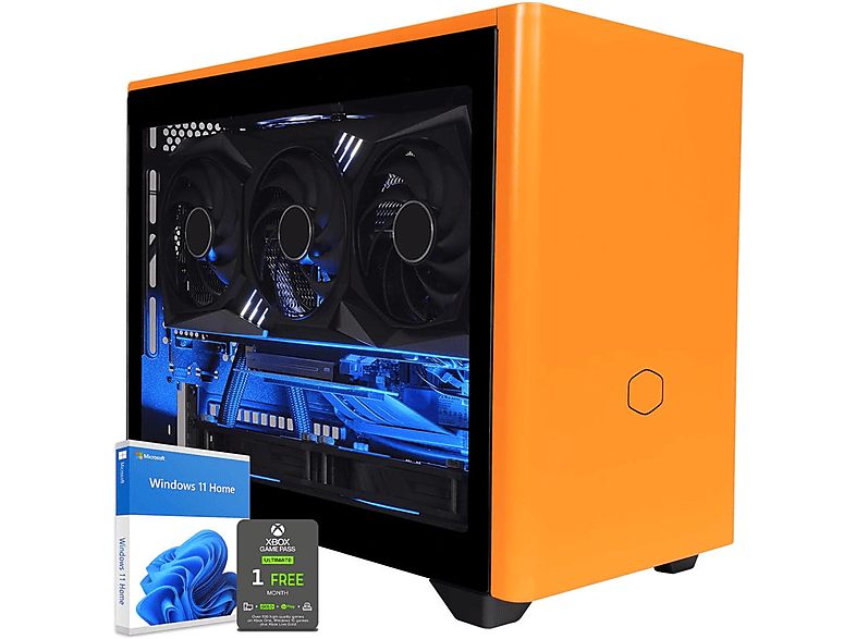 SEDATECH Intel i7-12700KF mit Wasserkühlung, Windows 11 Home mehrsprachig, Gaming PC mit Intel ...