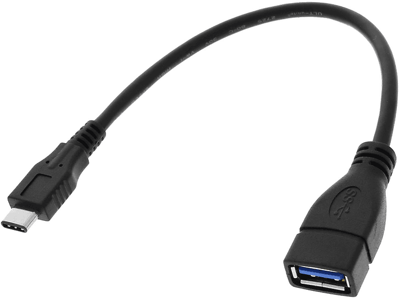 AVIZAR OTG / USB-C Adapter Kabel USB-Hub Schwarz | MediaMarkt