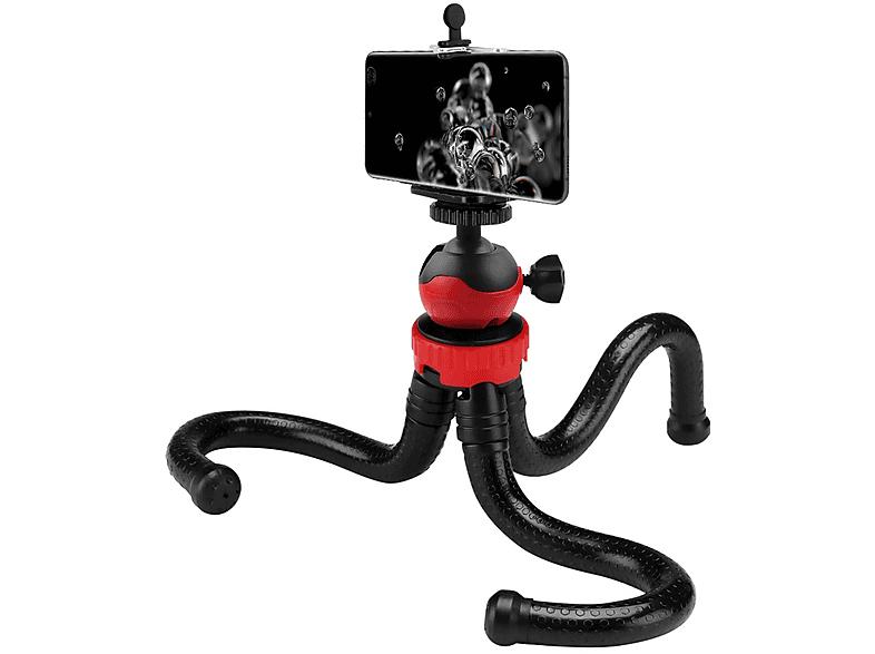 AVIZAR Octopus Handy / GoPro Halterung Halterung, Schwarz, Höhe offen ...