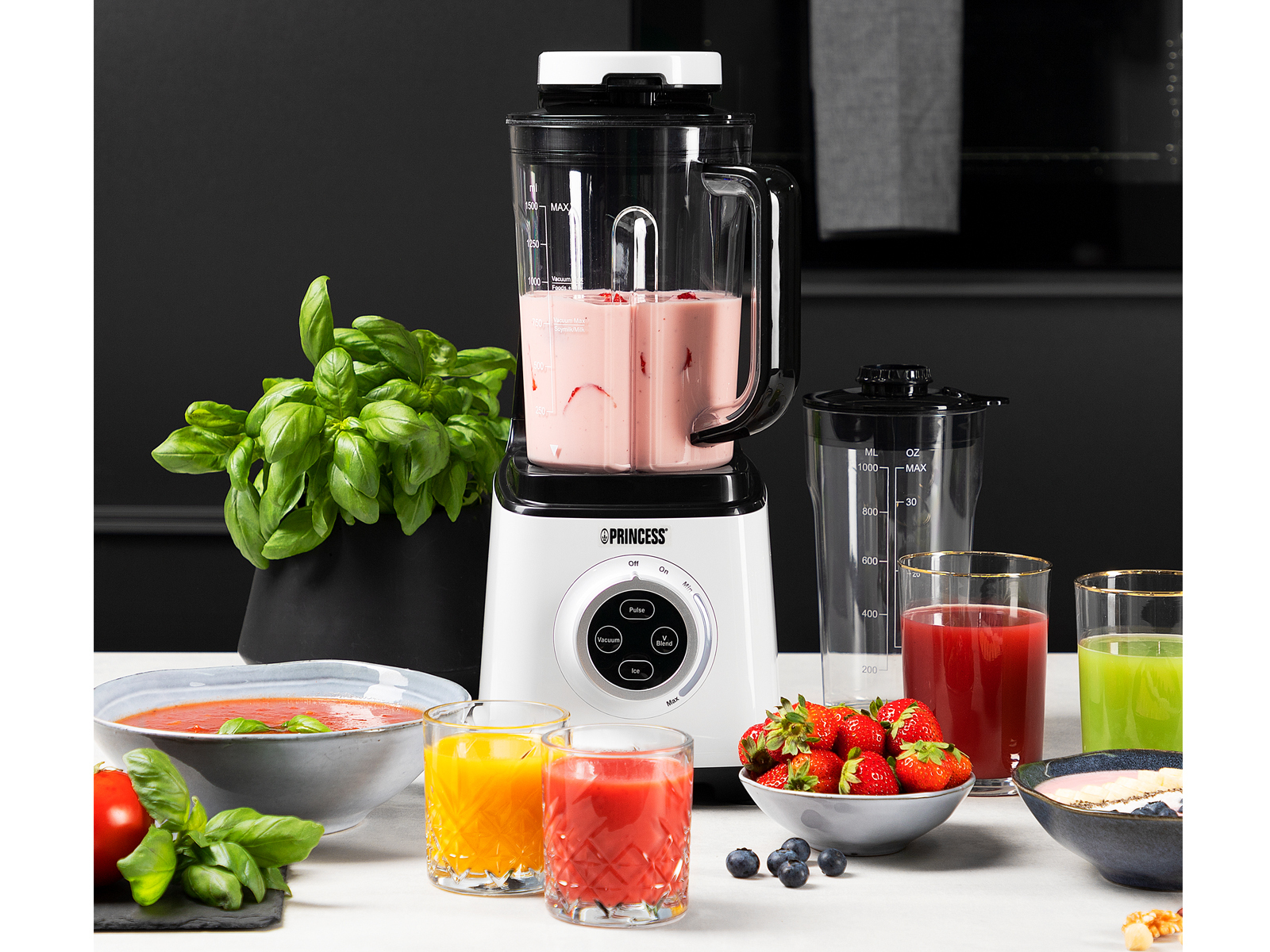 PRINCESS 219600 Standmixer Weiß (800 Watt, 1.5 l) | MediaMarkt