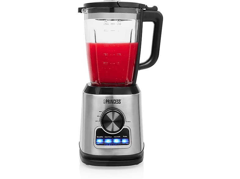 PRINCESS 212094 Standmixer Silber (1400 Watt, 1.7 l) | SATURN