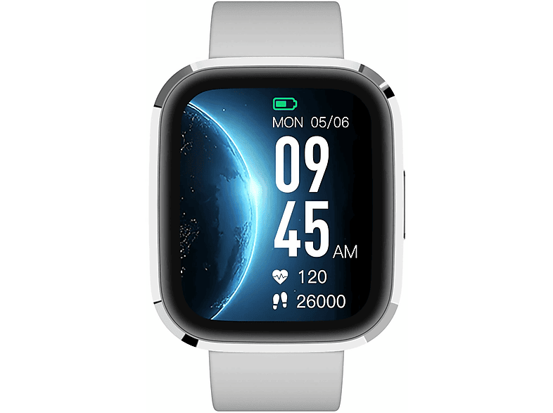 GARETT ELECTRONICS GRC Style Smartwatch Silikon, Silber | SATURN