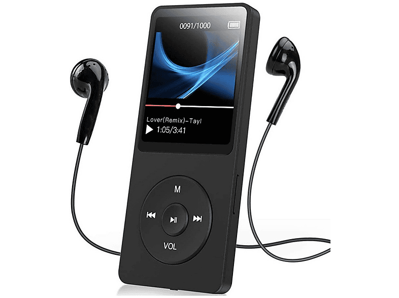 Reproductor MP3 | 64GB Reproductor MP3 MP4 Bluetooth Walkman Hi-Fi con Radio Pantalla de 1.8 ...
