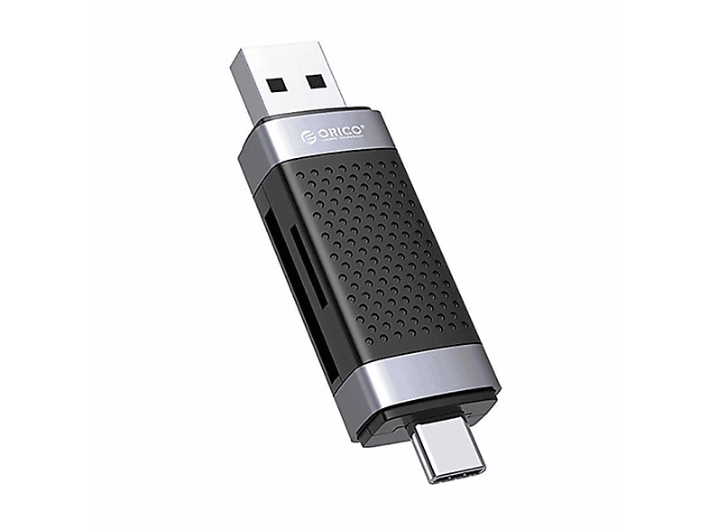 ORICO USB 2.0 Cardreader für SD / MicroSD, USB + USB-C Kartenleser ...