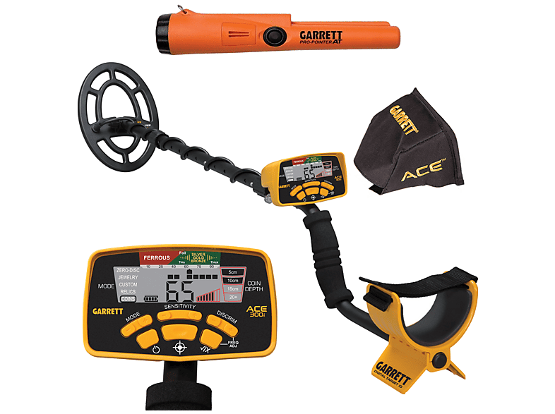 GARRETT ACE 300i + Pro Pointer AT Metalldetektor | SATURN