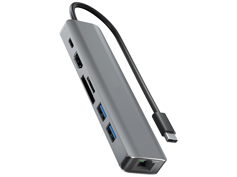 ROLIO 4K@60Hz HDMI, USB-C Hub, Space Grau | MediaMarkt