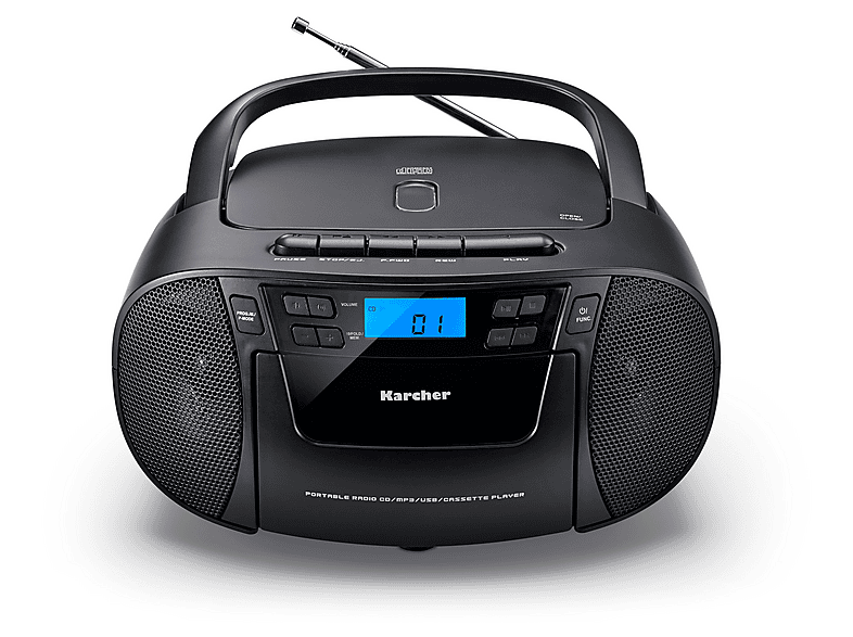 Radio portátil | RR 5045 KARCHER, Negro | MediaMarkt