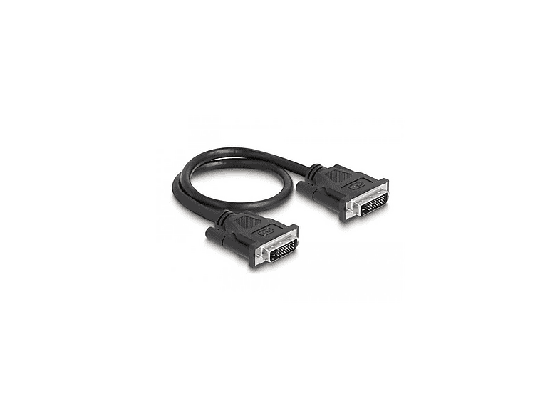 Cables DVI | DELOCK DVI 24+1 Cable 0.5m male/male | MediaMarkt