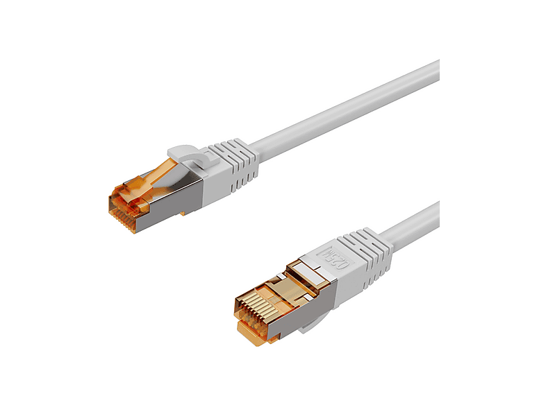 FLEXLINE Patchkabel cat. 6A S/FTP, PIMF, grau, 7,5m, Netzwerk LAN Kabel ...