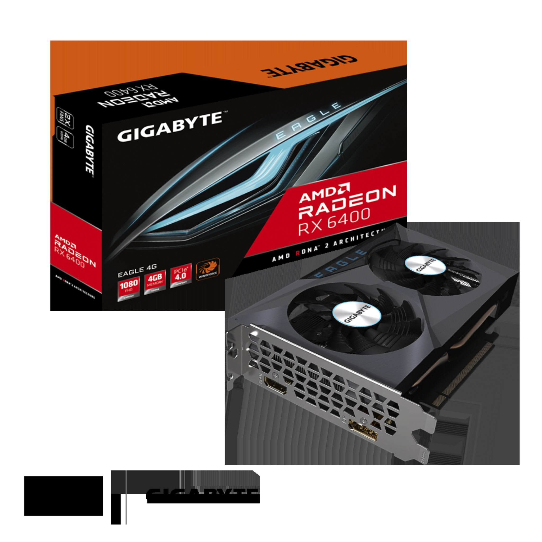 GIGABYTE EAGLE Radeon RX 6400 4G, SCHEDA GRAFICA, 4 GB | MediaWorld.it