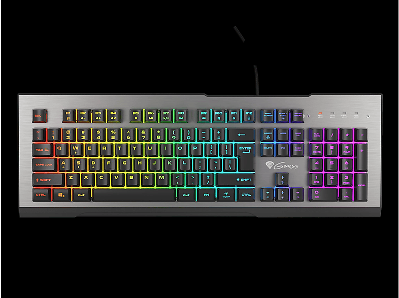 Teclado gaming | GENESIS NKG-1621, Wired, Teclas iluminadas, idioma: ES ...