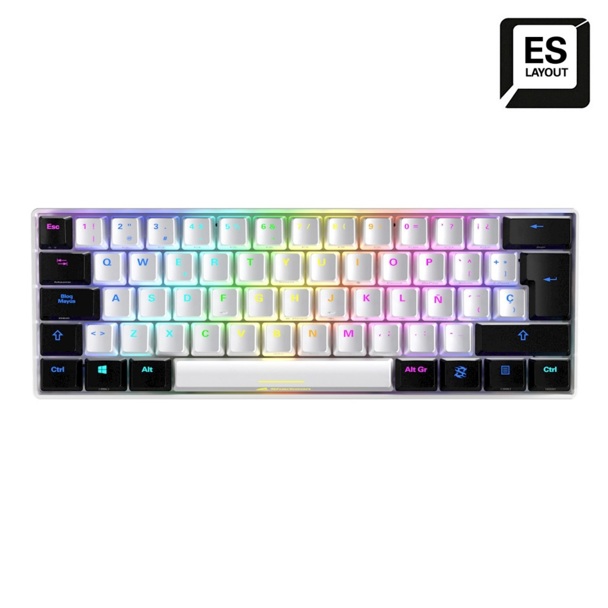 Teclado gaming | SHARKOON 4044951033966, Wired, Teclas iluminadas ...