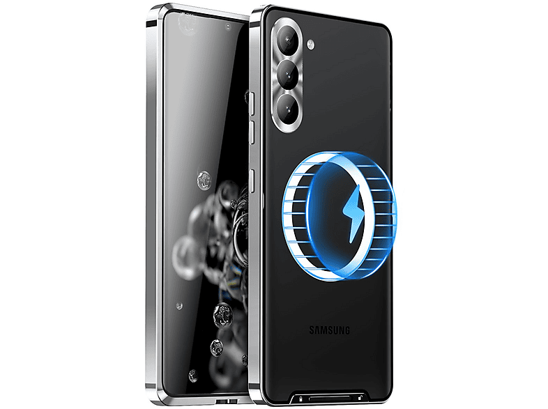 WIGENTO Magsafe Metall Design Hülle, Backcover, Samsung, Galaxy S23 FE ...