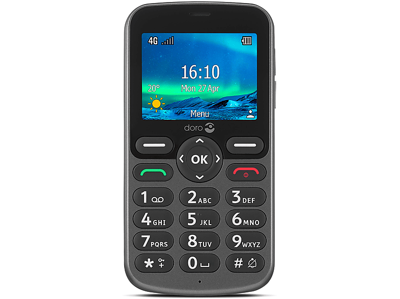 DORO Doro 5860 Eenvoudige GSM | 4G (Graphite) - 128 MB Grijs | MediaMarkt