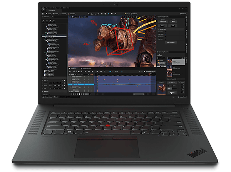 LENOVO TP P1 G6 I7-13800H 32GB, Notebook, mit 16 Zoll Display, Intel ...